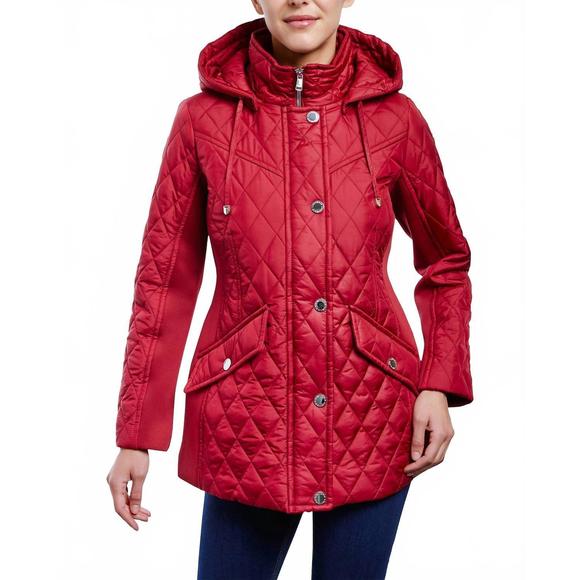 London Fog | Jackets & Coats | New London Fog Zip Front Hooded Quilted ...